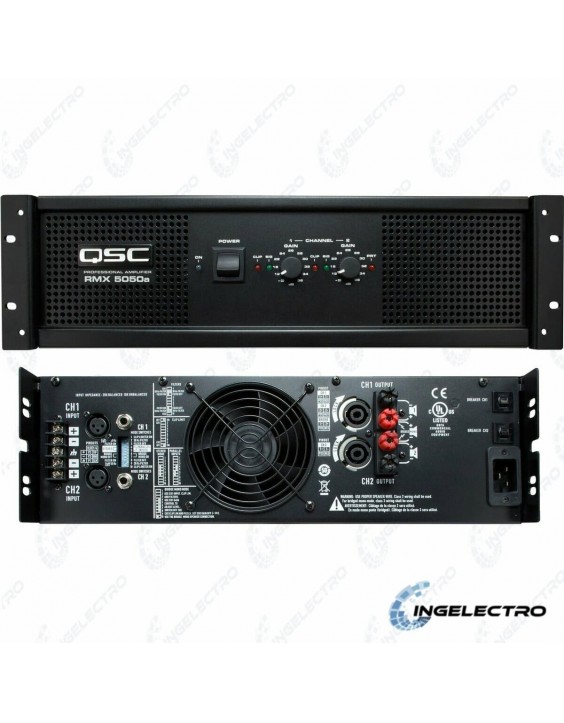 Amplificador Planta de Potencia| QSC RMX5050A| Sonido Profesional